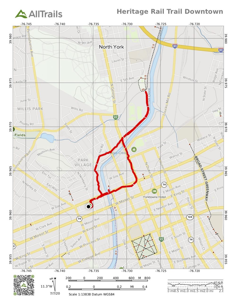 Heritage Rail Trail Downtown - The Space Between