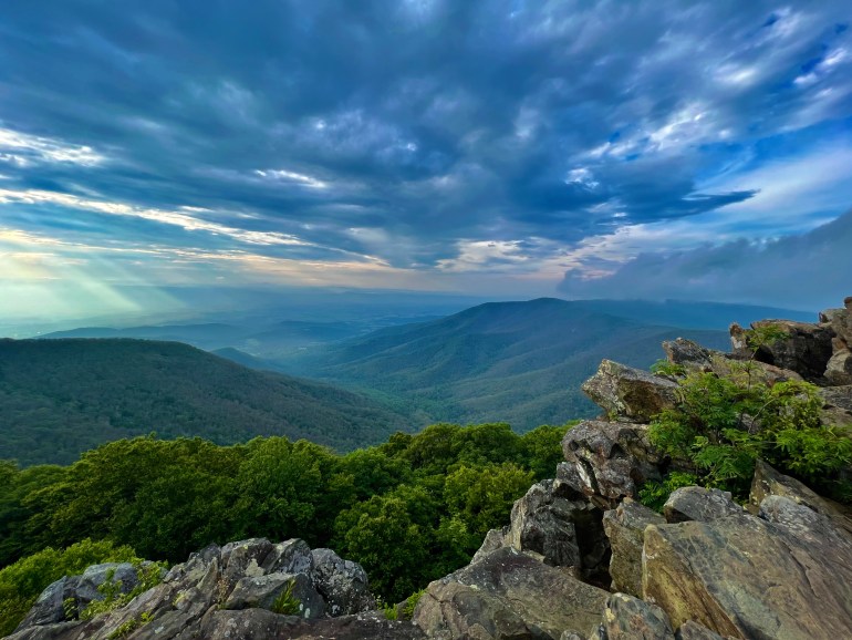 Hawksbill Mountain The Highest Peak In Shenandoah National Park The